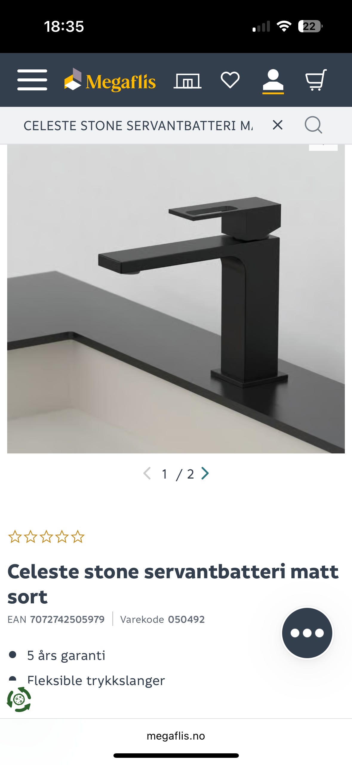 Celeste stone matt sort 900,-kr | FINN-torget