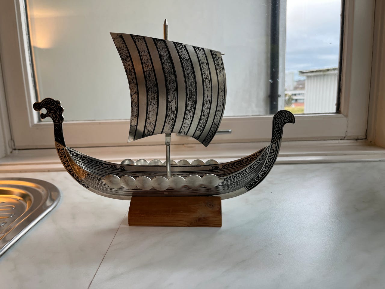 Viking skip i tinn | FINN-torget