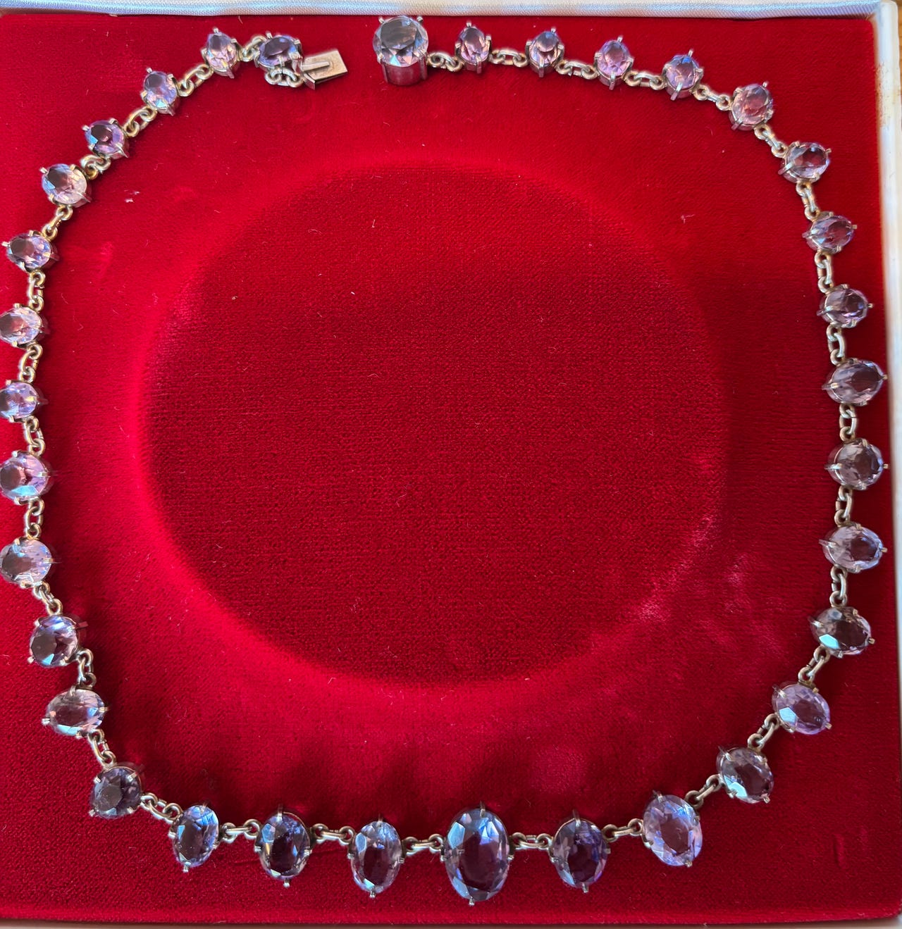 Vintage ametyst colliere | FINN-torget