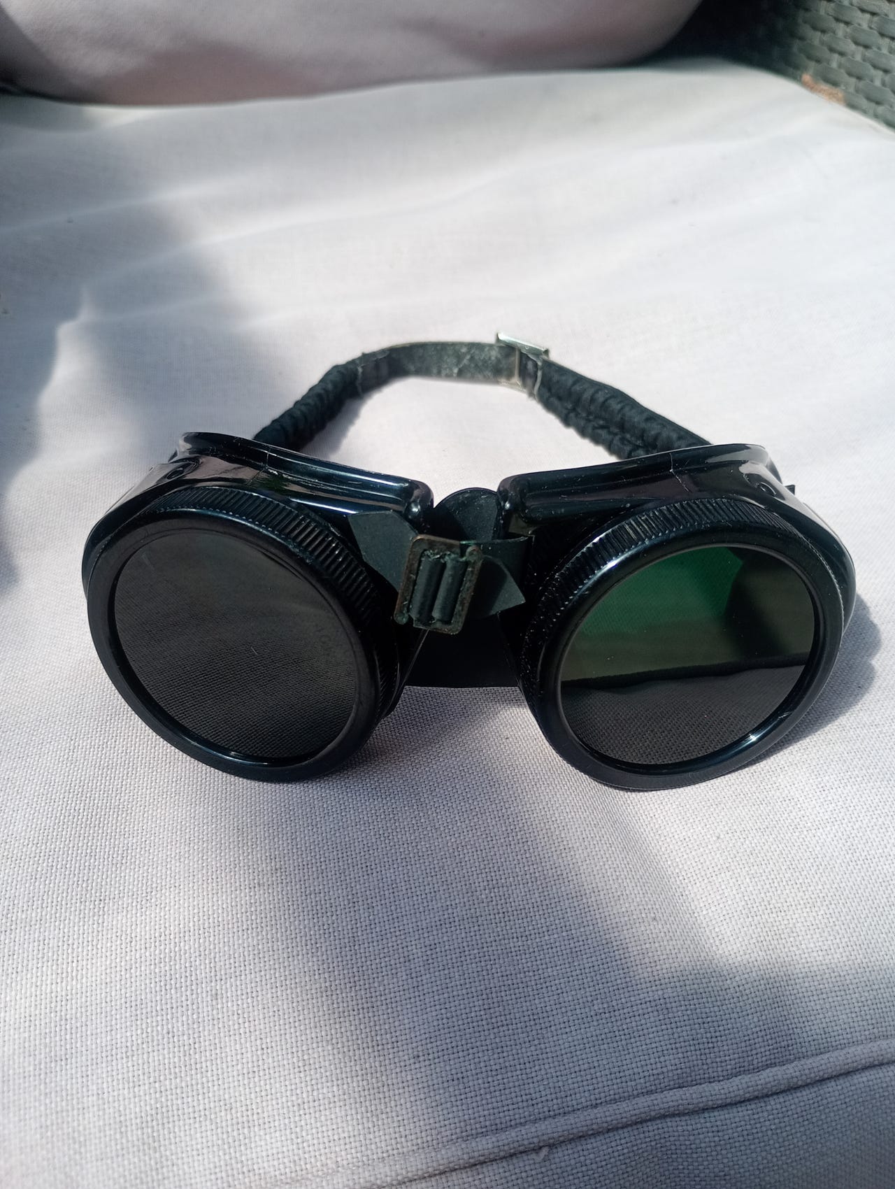 Vintage pilot flight briller Made in England | FINN-torget