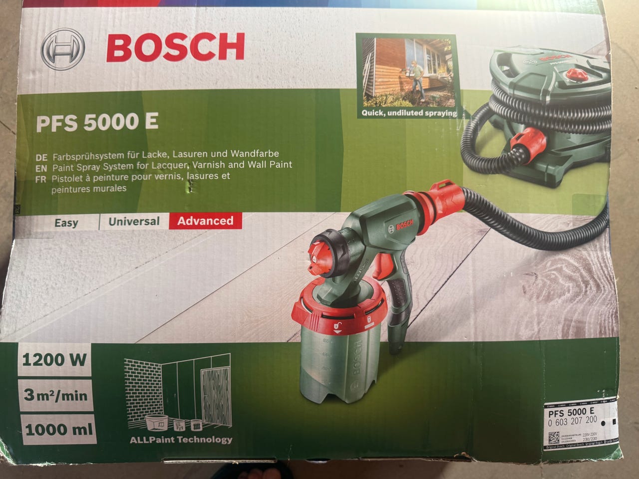 Bosch PFS 5000 E Malersprøyte | FINN-torget