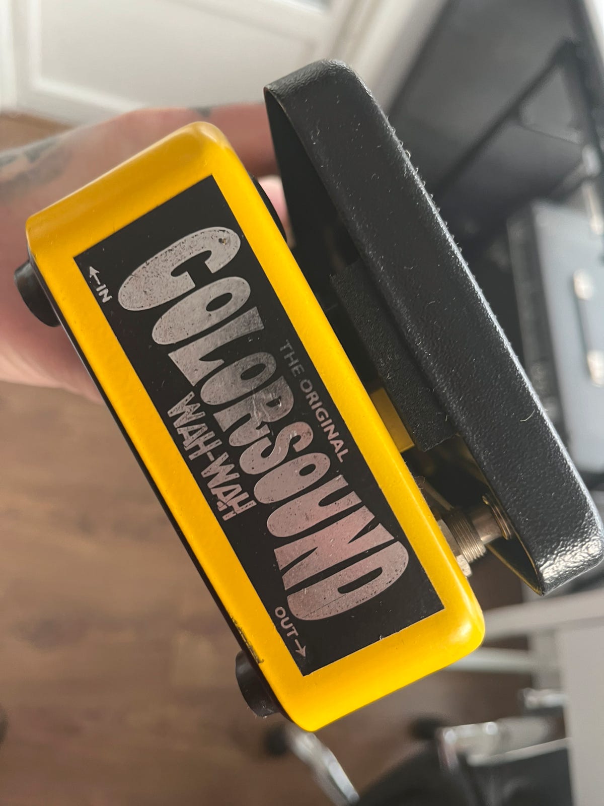 Colorsound Wah-Wah (gul reissue) – klassisk britisk wah | FINN-torget