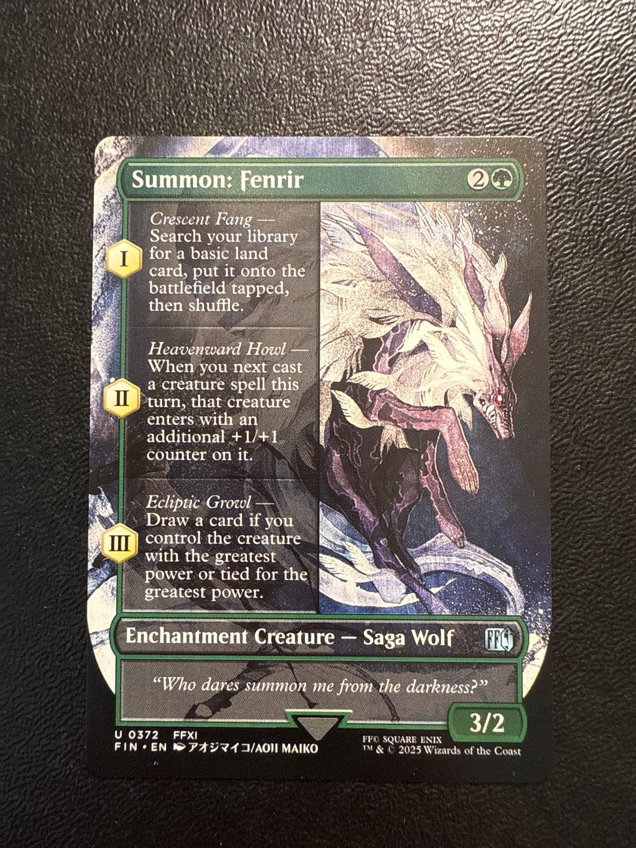 Summon: Fenrir uncommon magic the gathering samlekort | FINN-torget