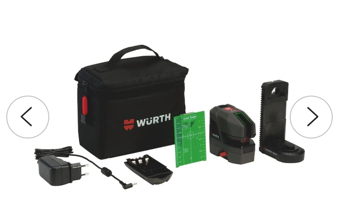 Krysslinjelaser CLG 18 Utleie | FINN-torget