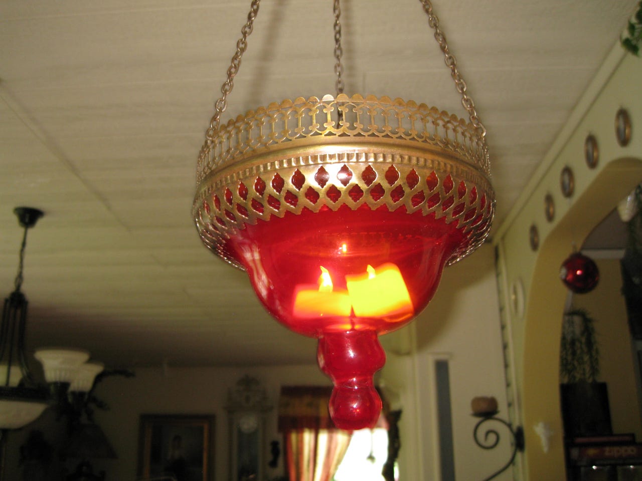 Stor flott henge lykt / plante oppheng selges. | FINN-torget