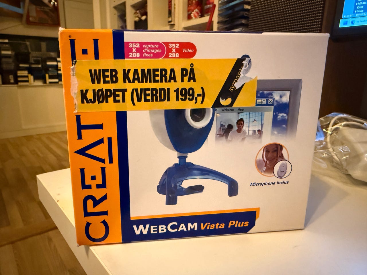 Creative WebCam webkamera. Kamera med mic mikrofon | FINN-torget