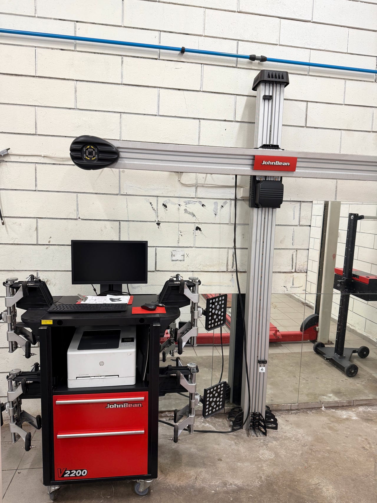 JohnBean 2200 Hjulstillings apparat med tilbehør. | FINN-torget