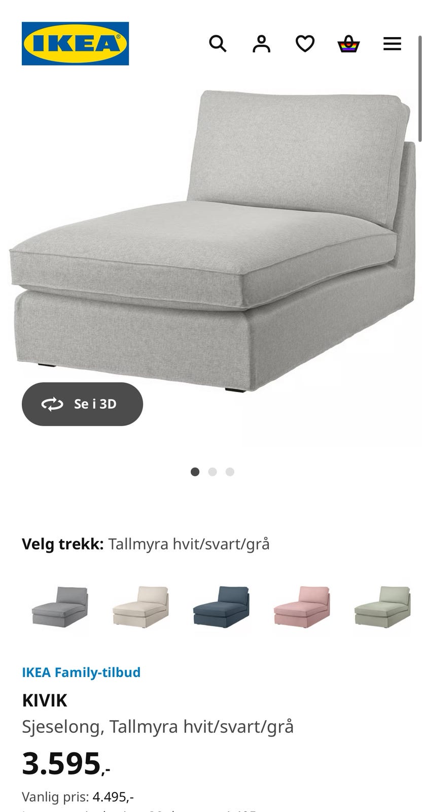 Kivik sjeselong | FINN-torget