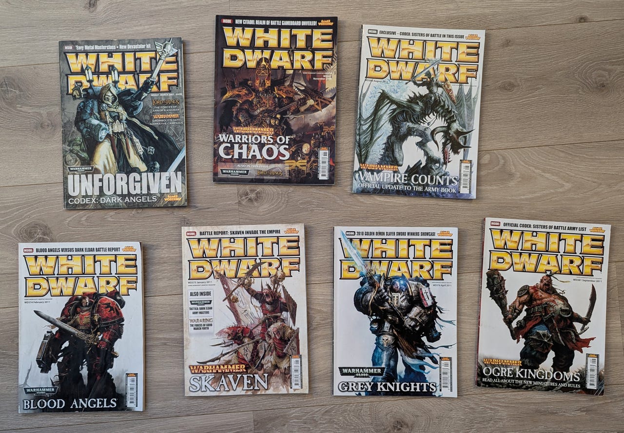 White dwarf, codex og Warhammer 40k | FINN-torget