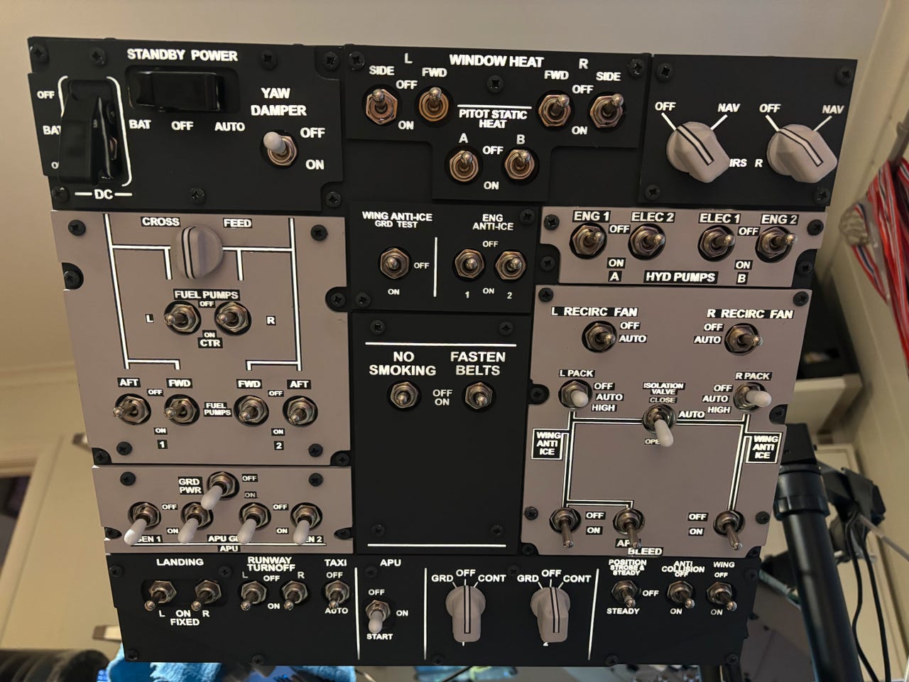 Boeing 737 Input Overhead Panel | FINN-torget