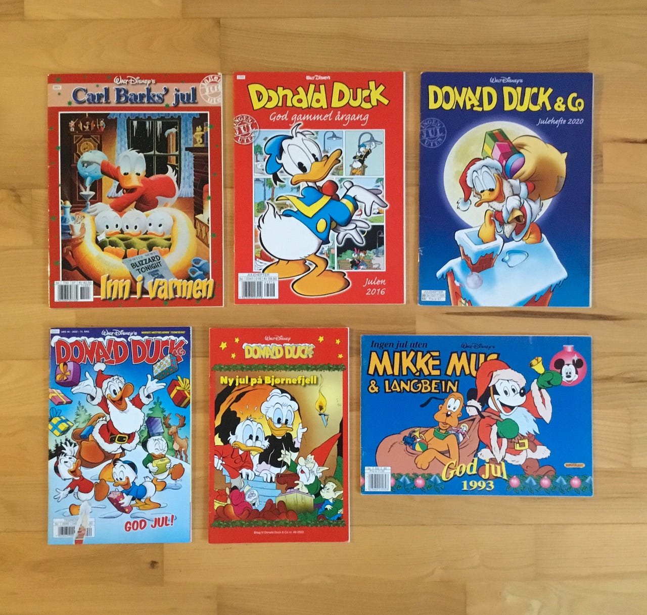 Juleblader med Donald duck , Mikke Mus & Langbein | FINN-torget