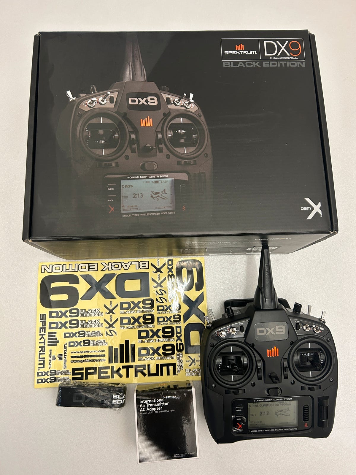 Spektrum DX9 Black sender. | FINN-torget