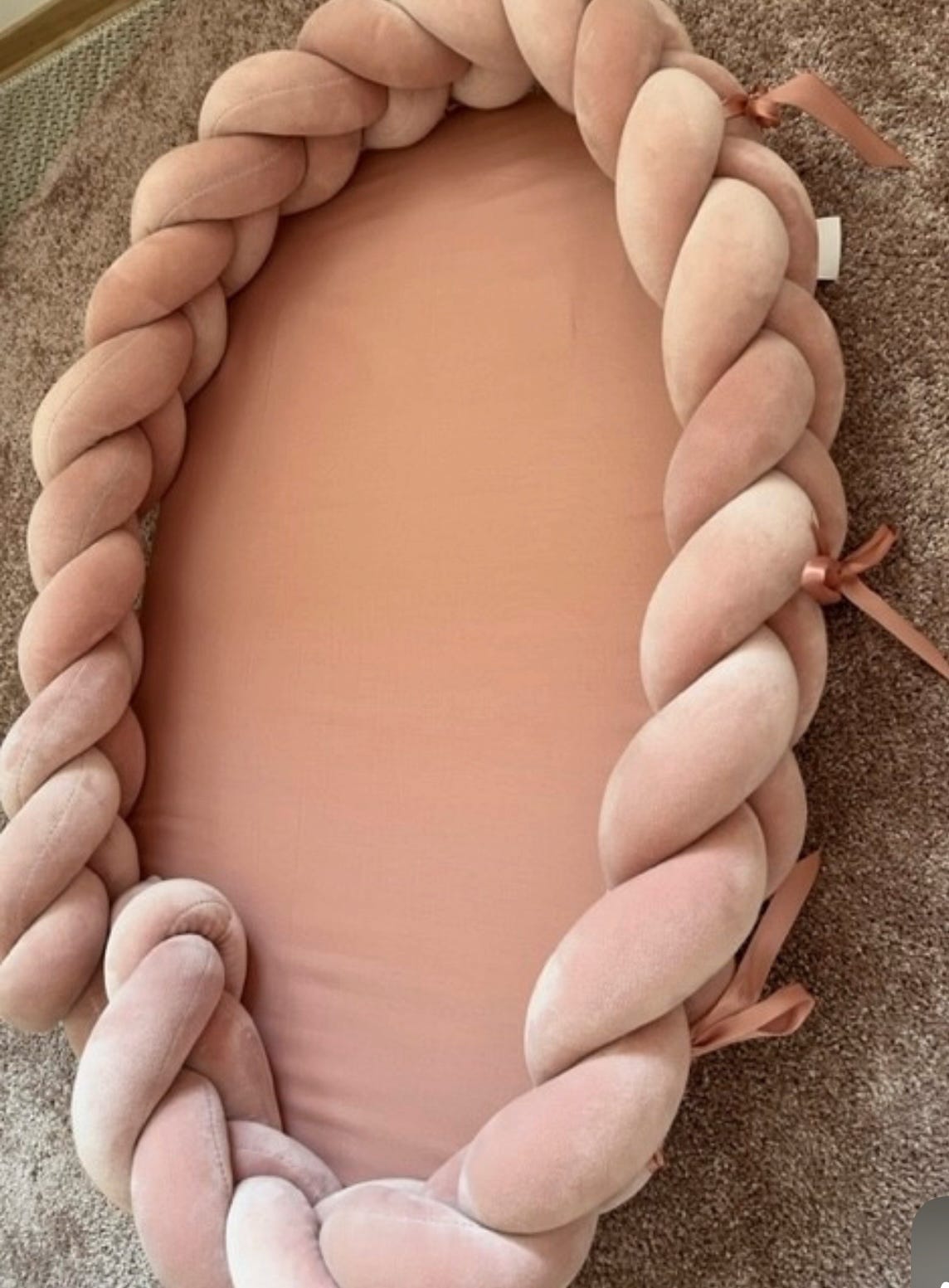 Minitude Babynest, Rosa | FINN-torget