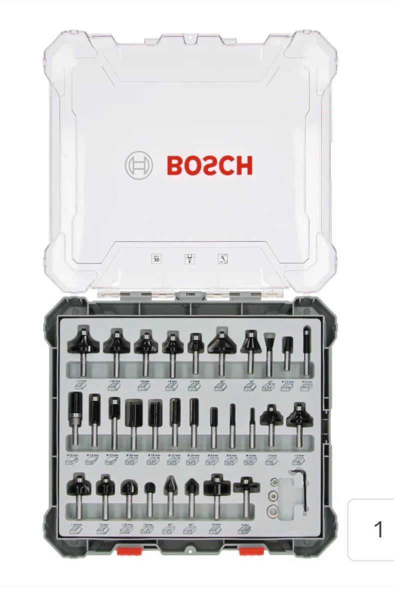 Bosch Overfres Sett Hm Mixed 30 Stk | FINN-torget