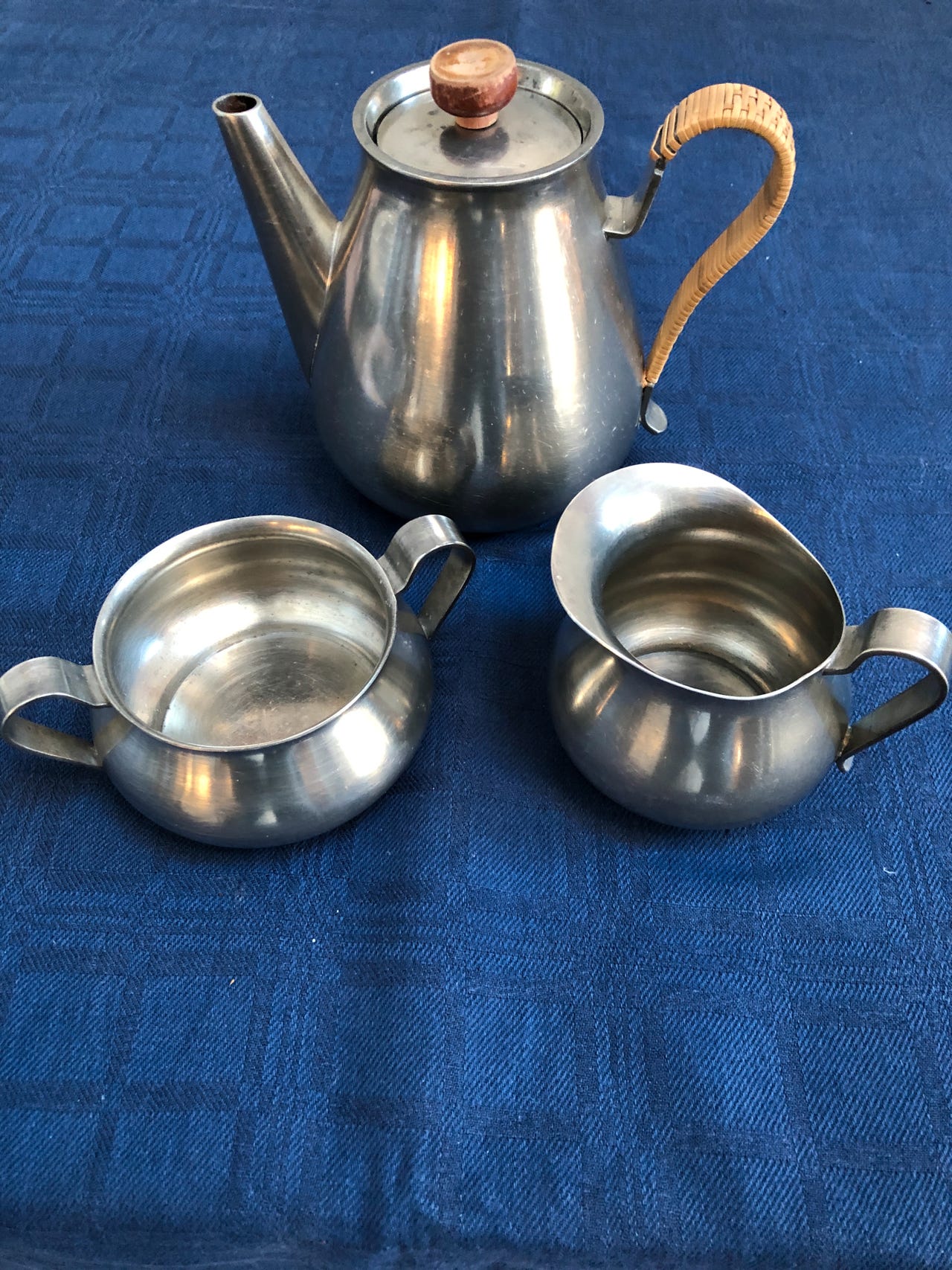Meget pent kaffesett i ARNE tinn | FINN-torget