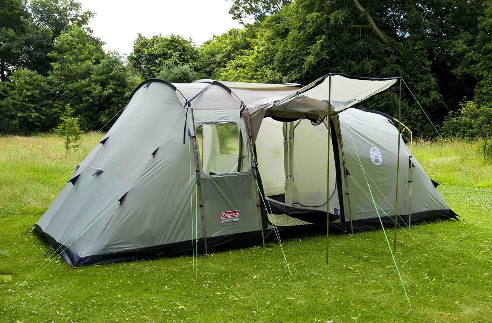 Ubrukt og uåpnet Coleman Mackenzie Cabin 6 Telt Green/Moss | FINN-torget