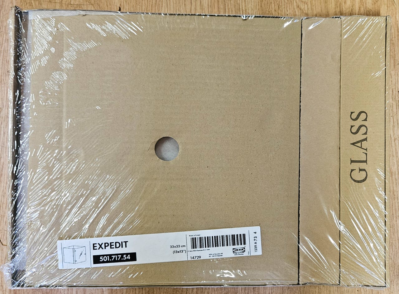 IKEA EXPEDIT glassplate 33x33 cm (ny i emballasje) | FINN-torget