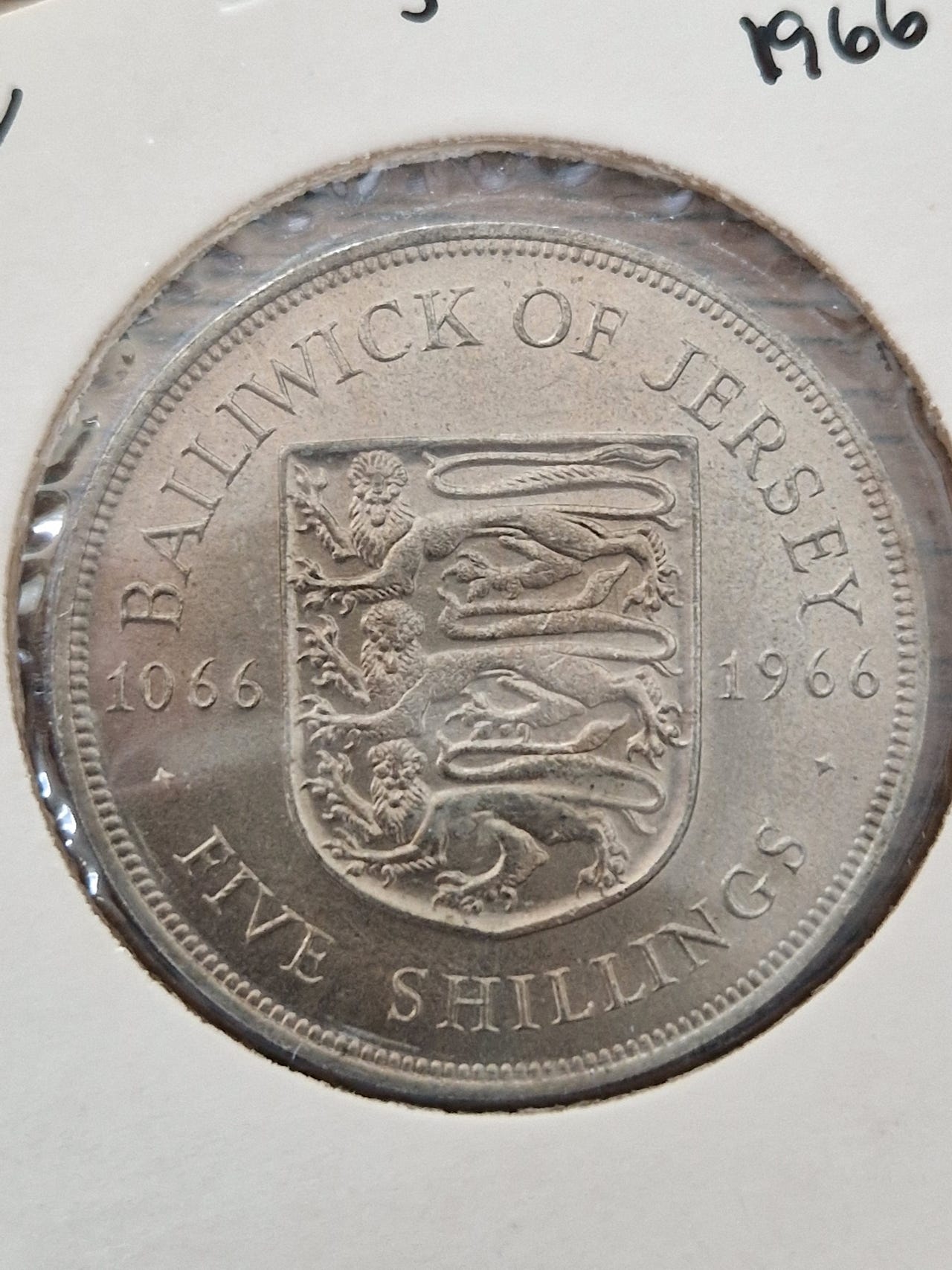 5 SHILLING 1966 JERSEY | FINN-torget