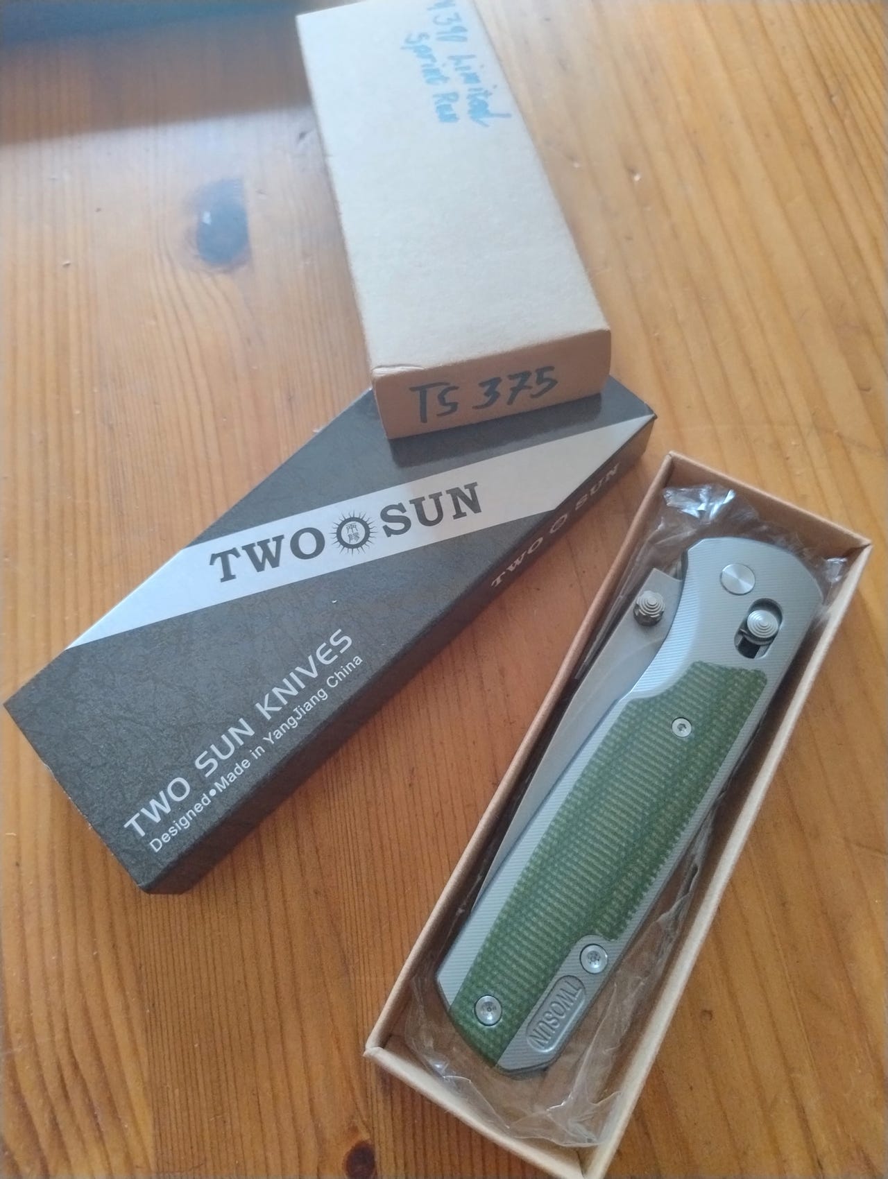 Twosun TS 375 Ti Micarta i m390 | FINN-torget