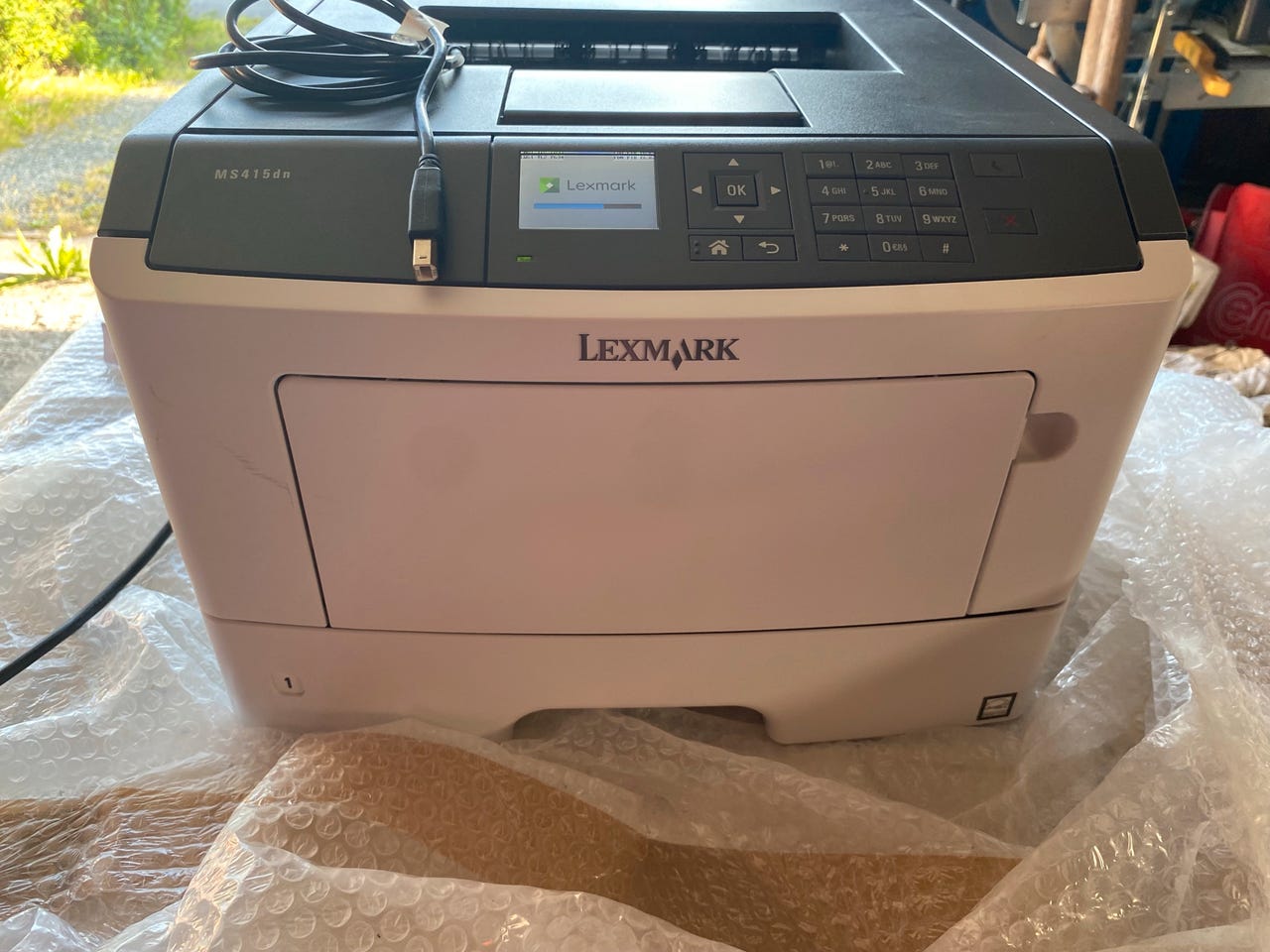 Lexmark Laser printer Lexmark MS415dn Black and white selges lite brukt ...