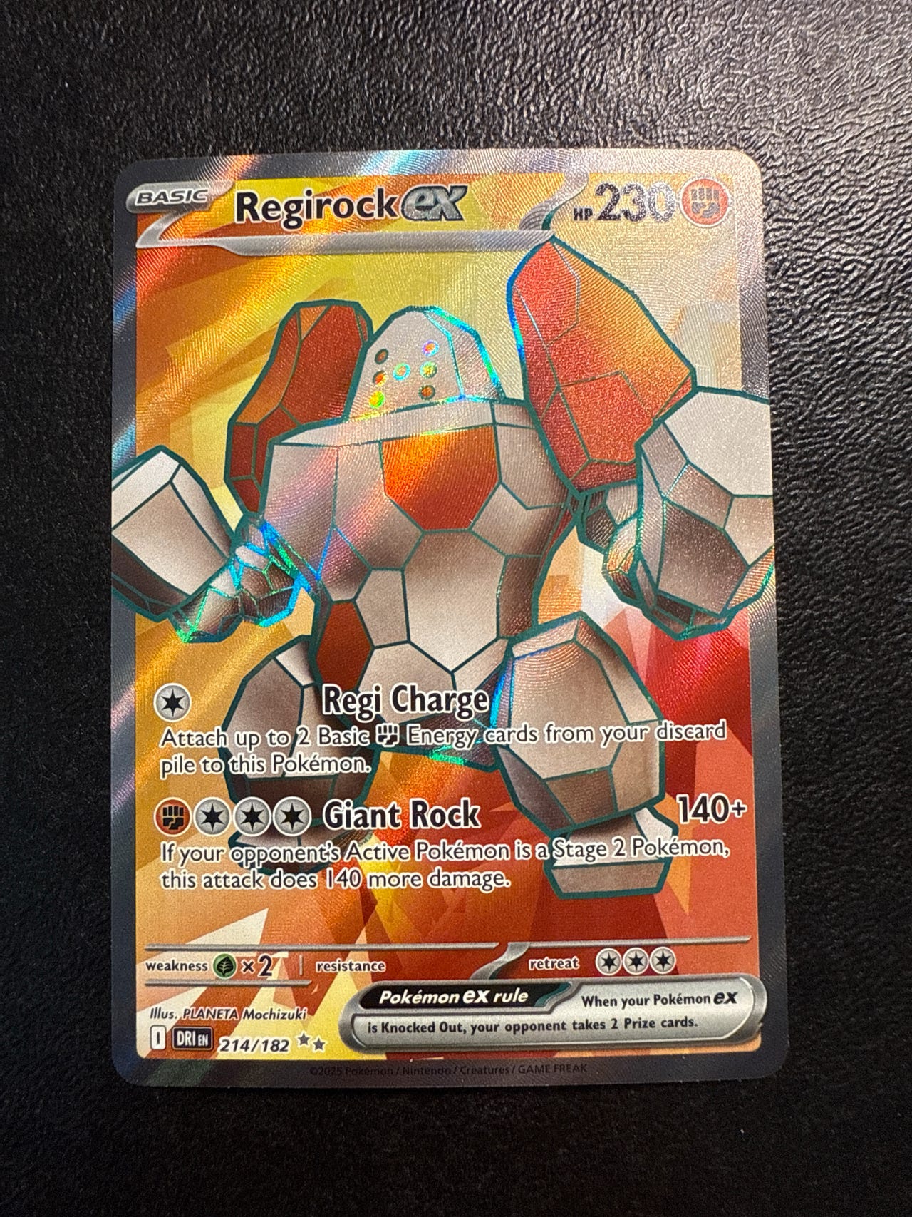 Regirock EX full art pokemon kort | FINN-torget
