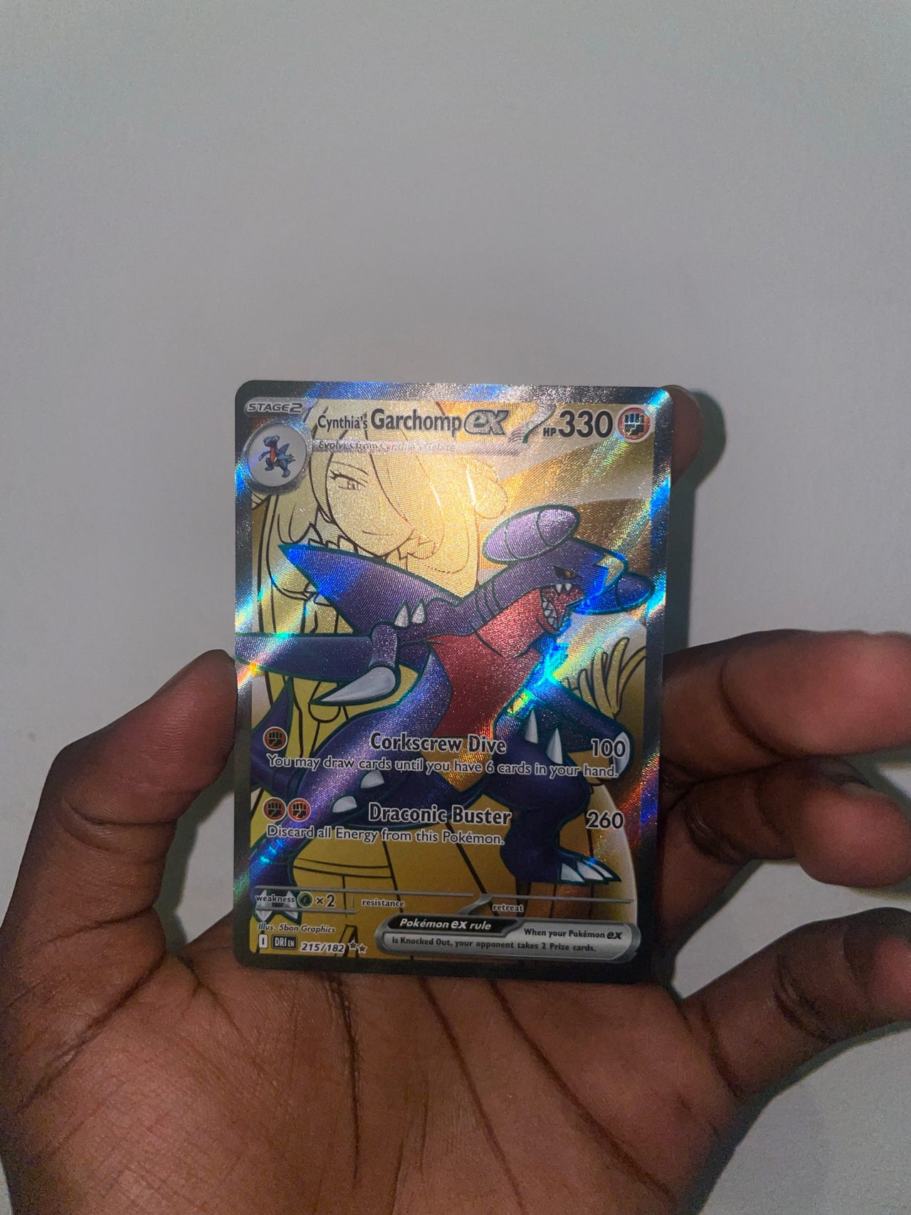 Cynthia's Garchomp Ex Pokemon kort | FINN-torget