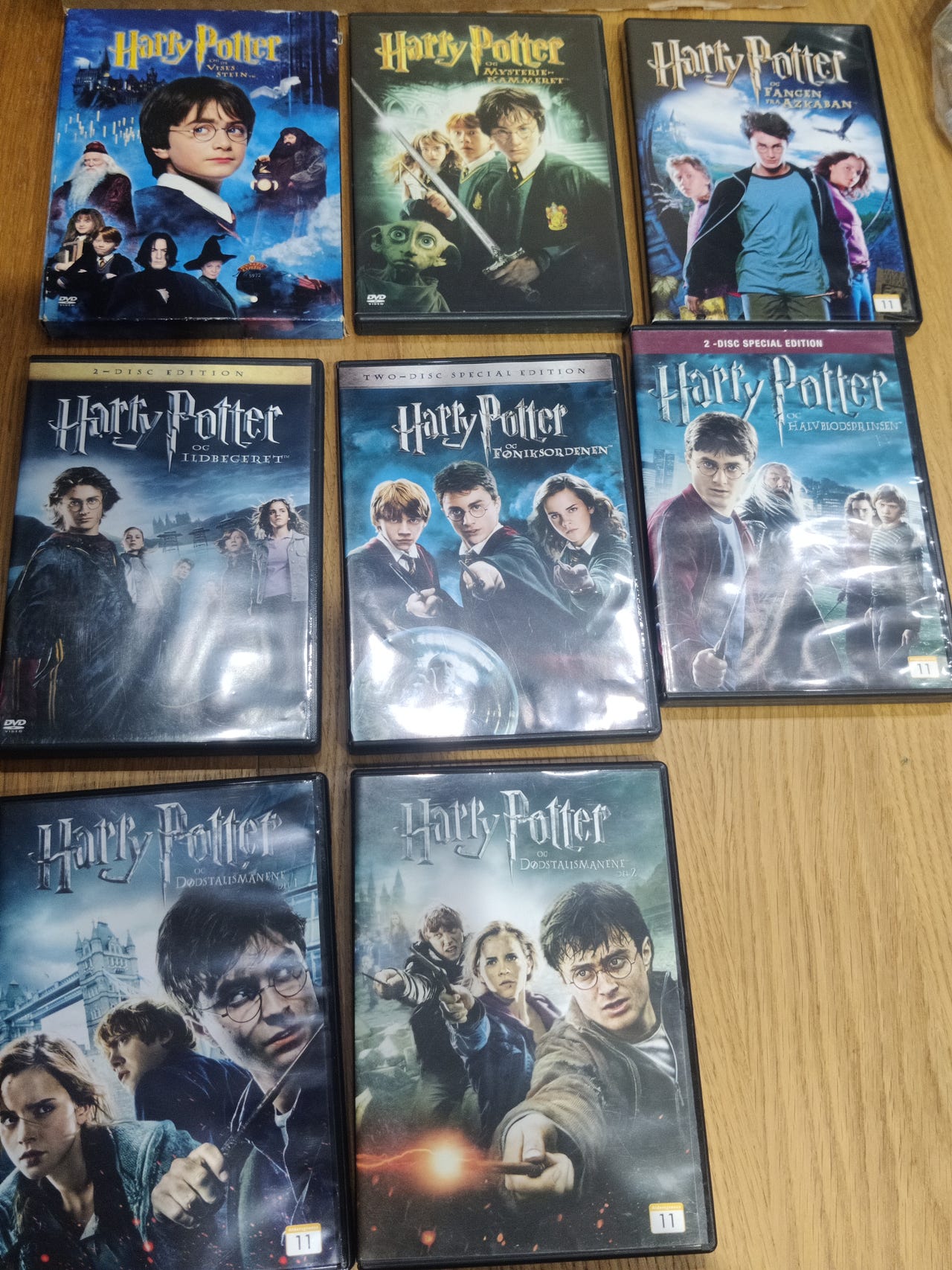 Harry Potter Trilogien på dvd | FINN-torget