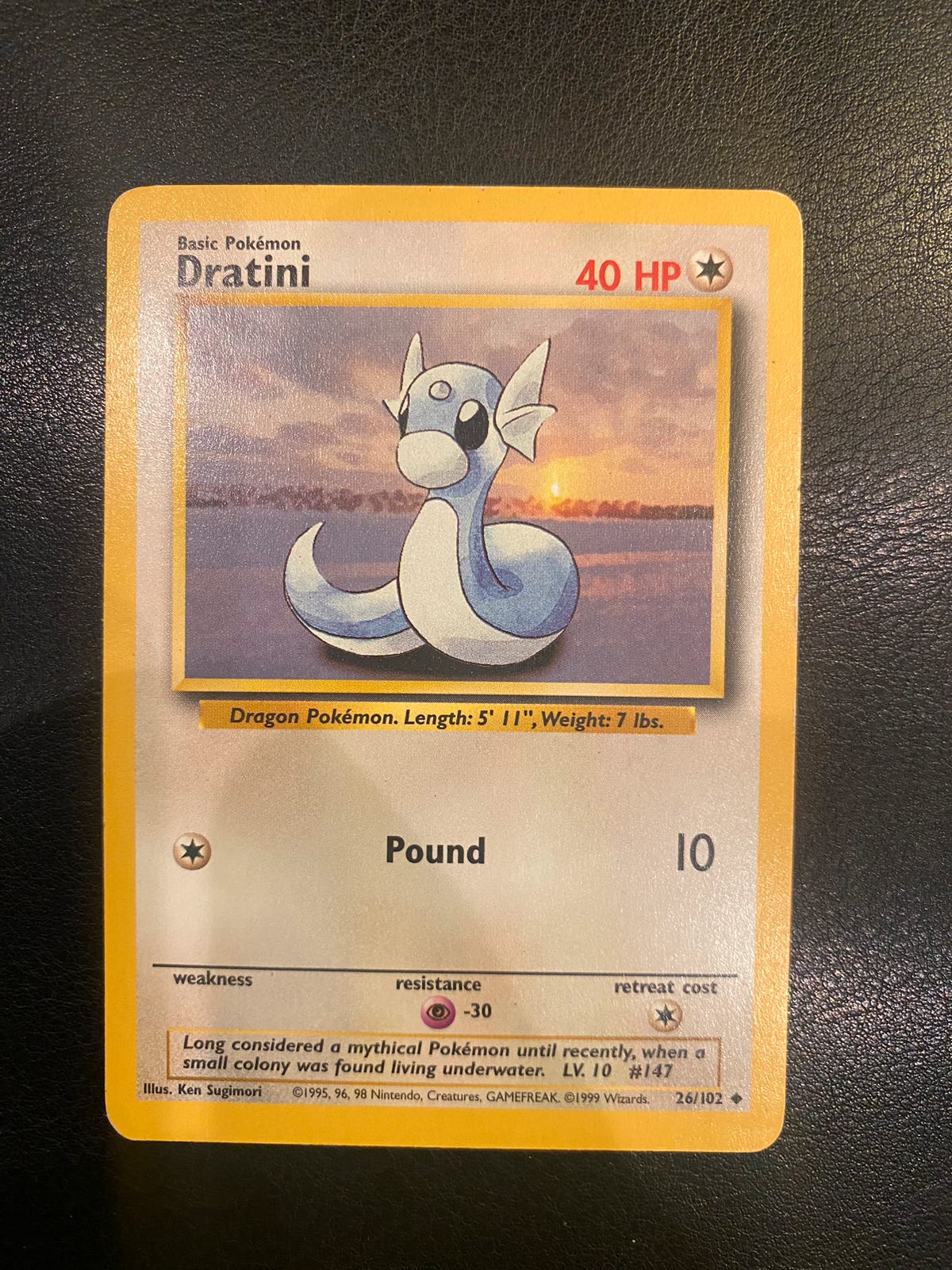Dratini 26/102 HP Base Set English Pokemon Card TCG | FINN-torget