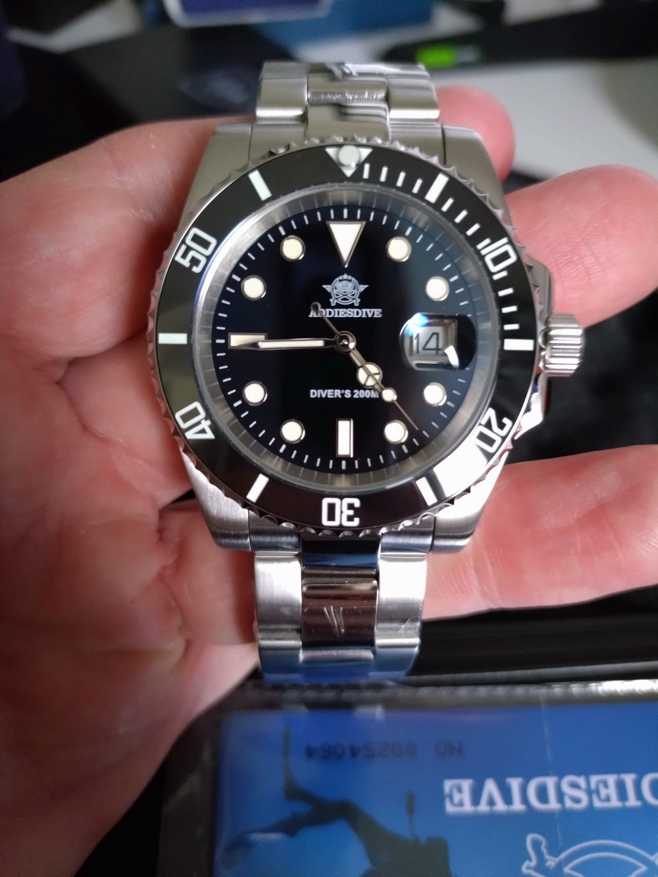 Addiesdive Submariner Klokke herre, helt ny | FINN-torget