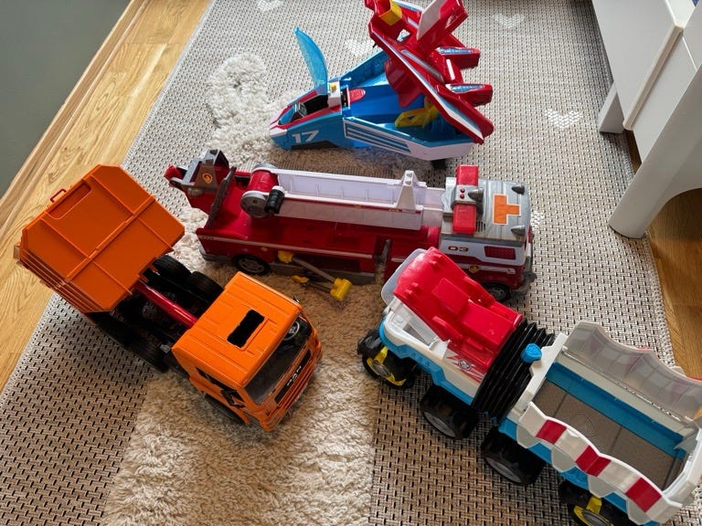Leker/barn/brannbil, paw patrol | FINN-torget