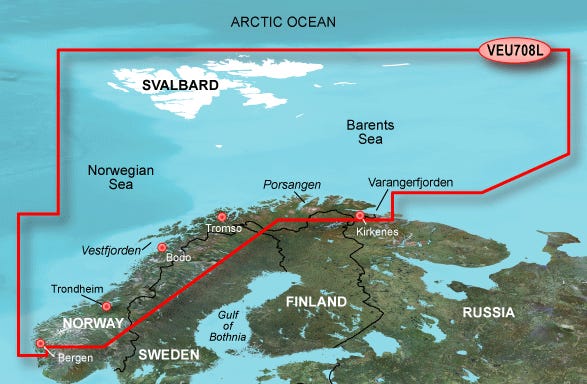 BlueChart g2 Vision VEU708L - North Norway | FINN-torget