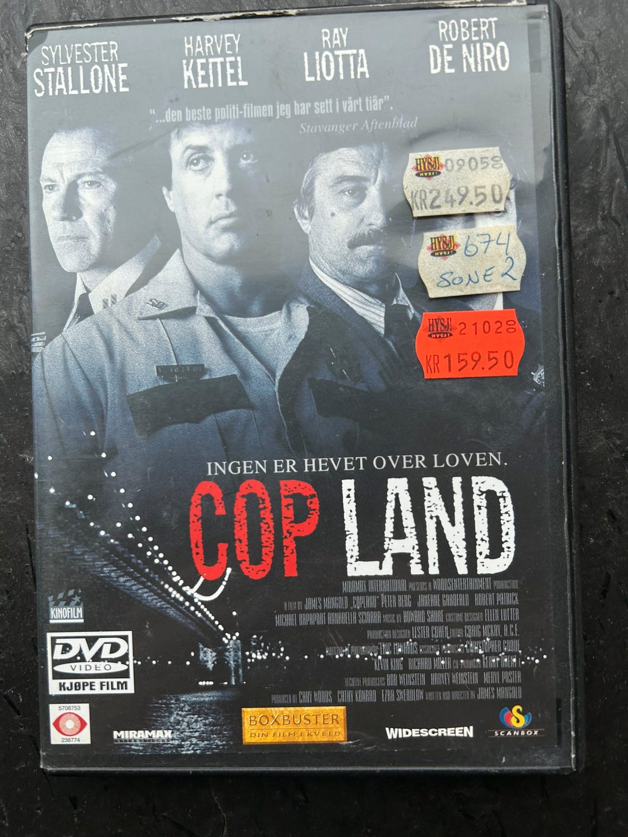 Cop Land med Stallone, Keitel, Liotta og De Niro | FINN-torget