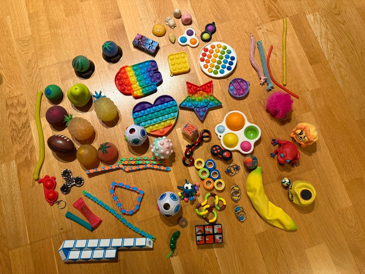 Stor pakke fidget toys & popit | FINN-torget