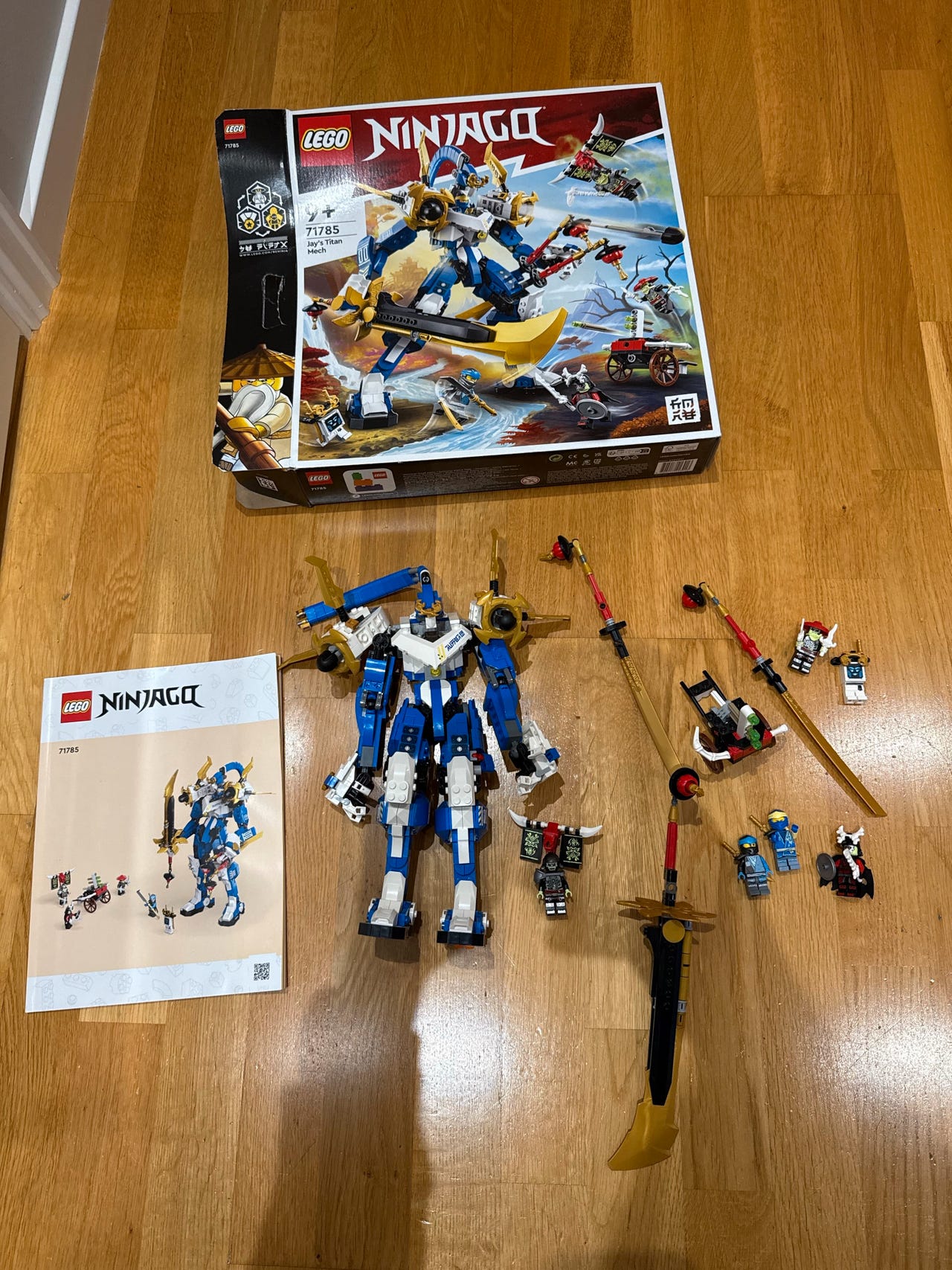 LEGO NINJAGO 71785 Jay’s Titan Mec Robot byggesett | FINN-torget