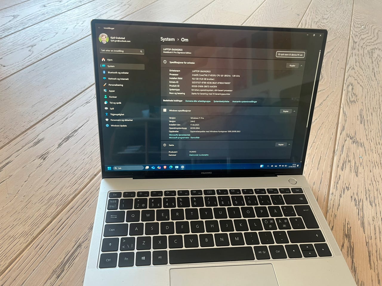 Matebook X Pro Signature edition | FINN-torget