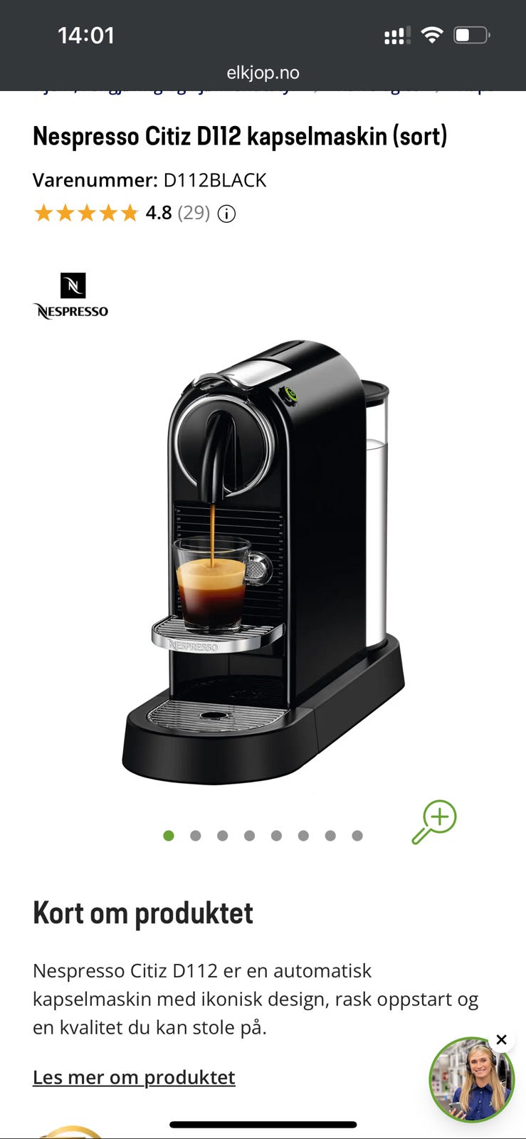 Nespresso D112 | FINN-torget