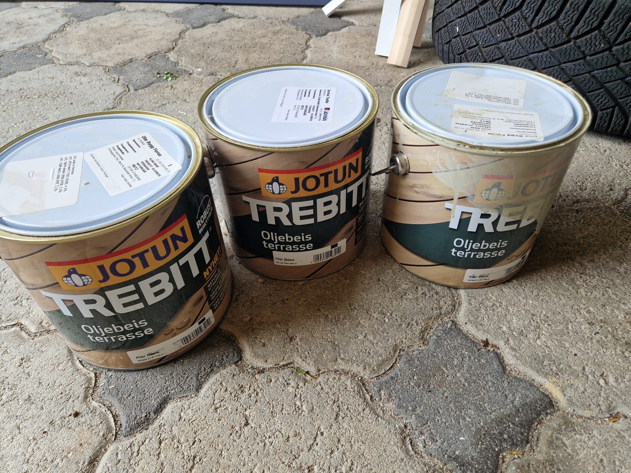 Trebit oljebeis i fargen Naturgrå | FINN-torget