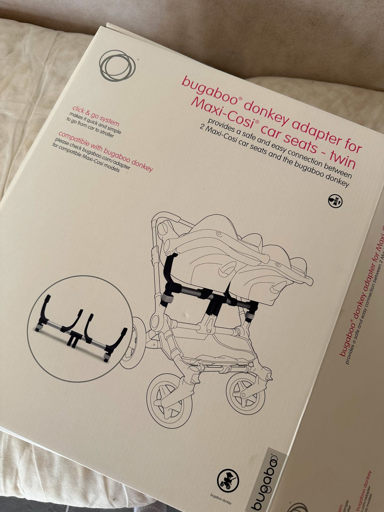 Med Bugaboo Bee adapter til Maxi-Cosi | FINN-torget