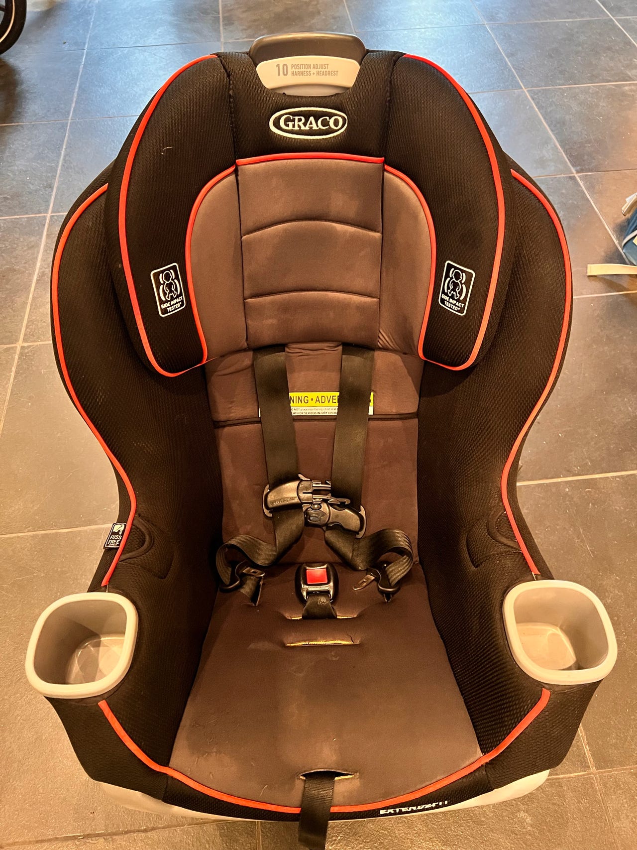 Graco Baby Extend2Fit Convertible Car Seat Infant Child Safety Solar ...
