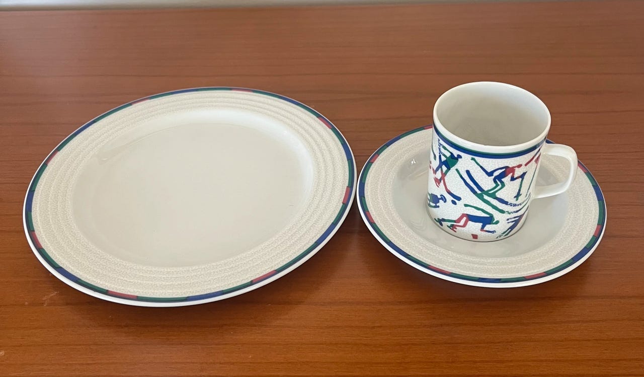 1 sett kopp/skål og asjett OL 1994 | FINN-torget