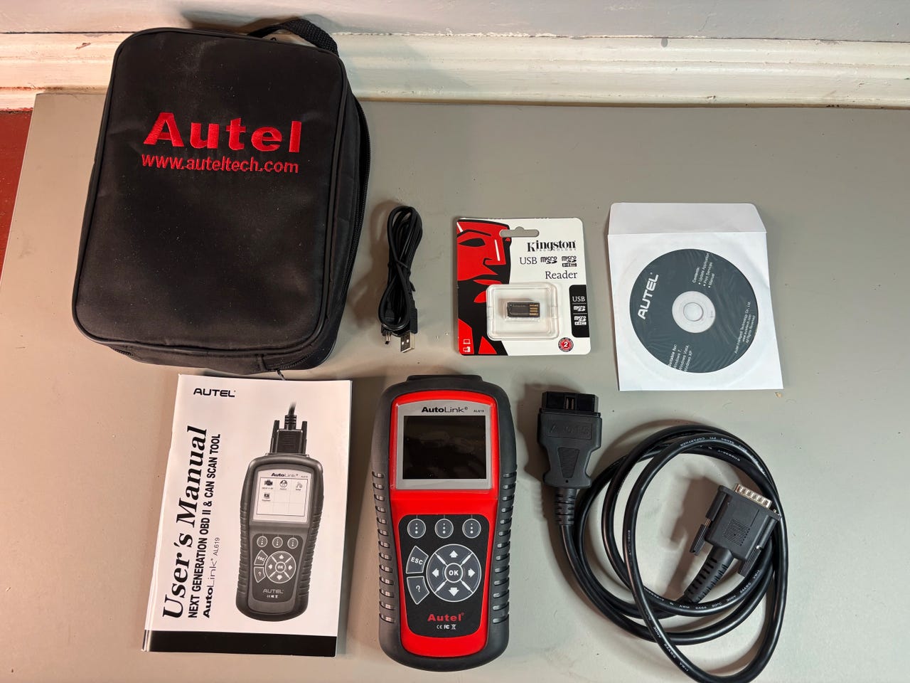 Autel Autolink Al619 OBD2 Auto Diagnostic Reader | FINN-torget
