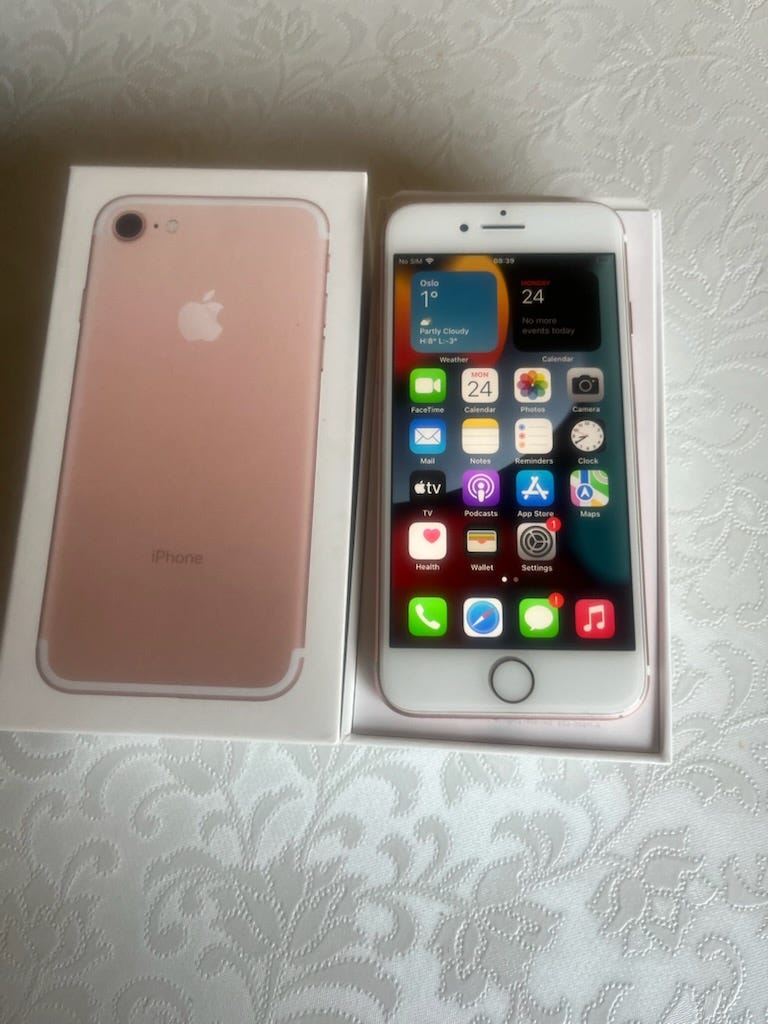 iPhone 7 32gb 81% batteri | FINN-torget
