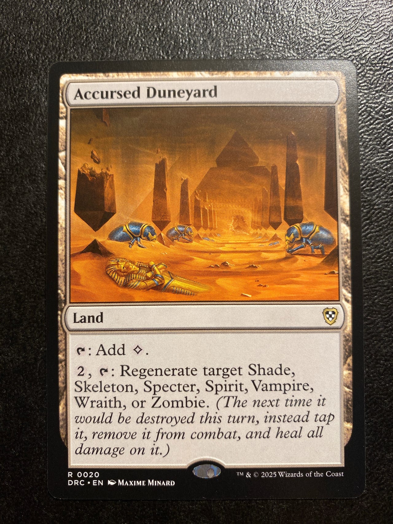 Accursed Duneyard rare Magic the gathering samlekort | FINN-torget