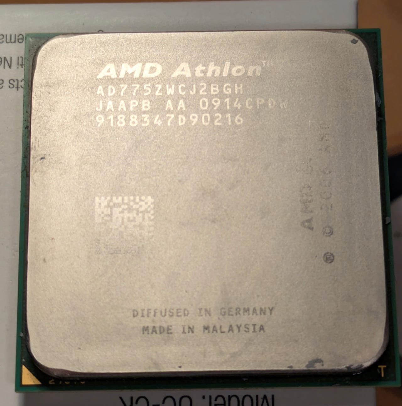 CPU Amd Athlon x2 7750 2.7GHz | FINN-torget