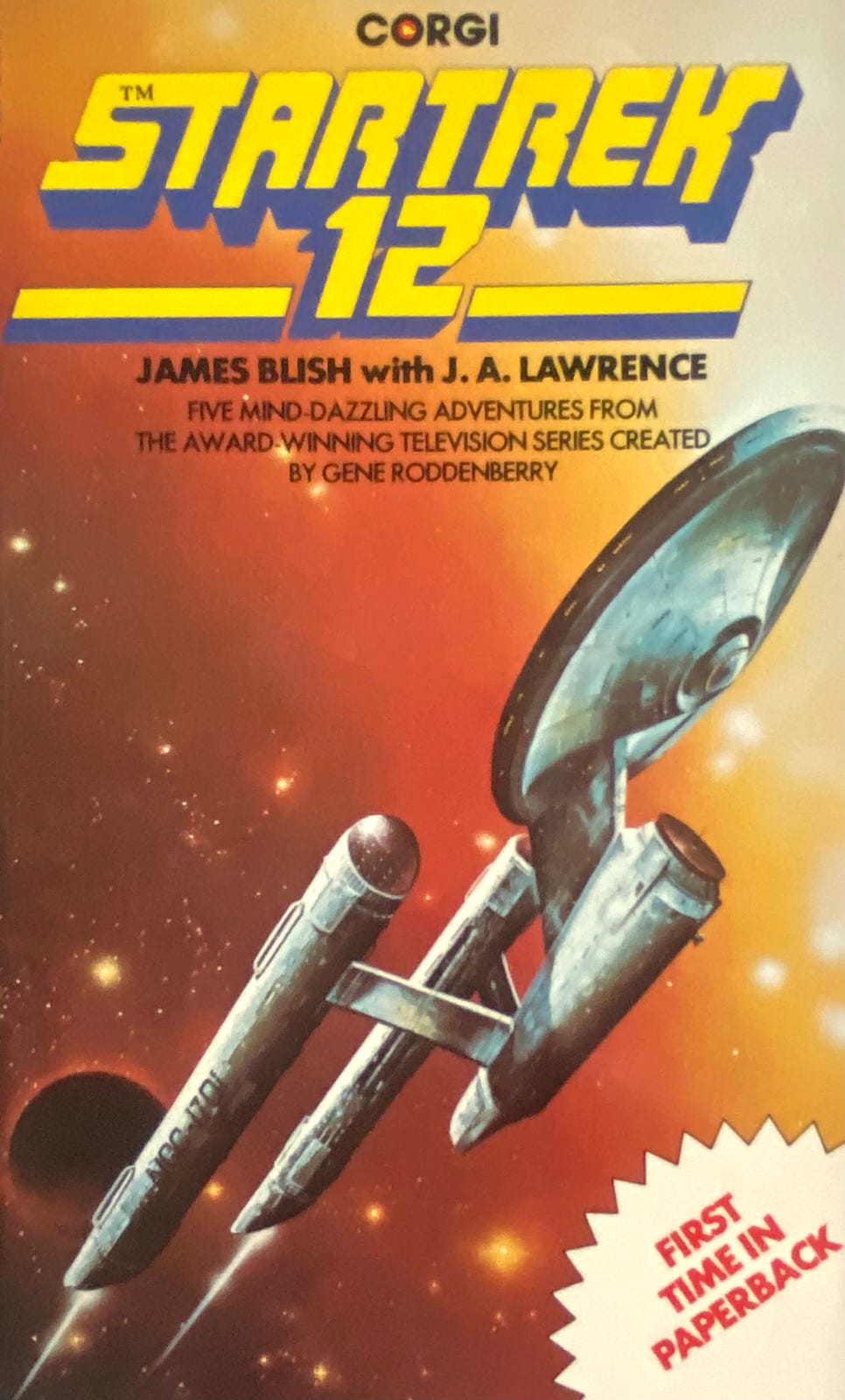 James Blish with J. A. Lawrence: "Startrek 12". Fiction. Engelsk ...