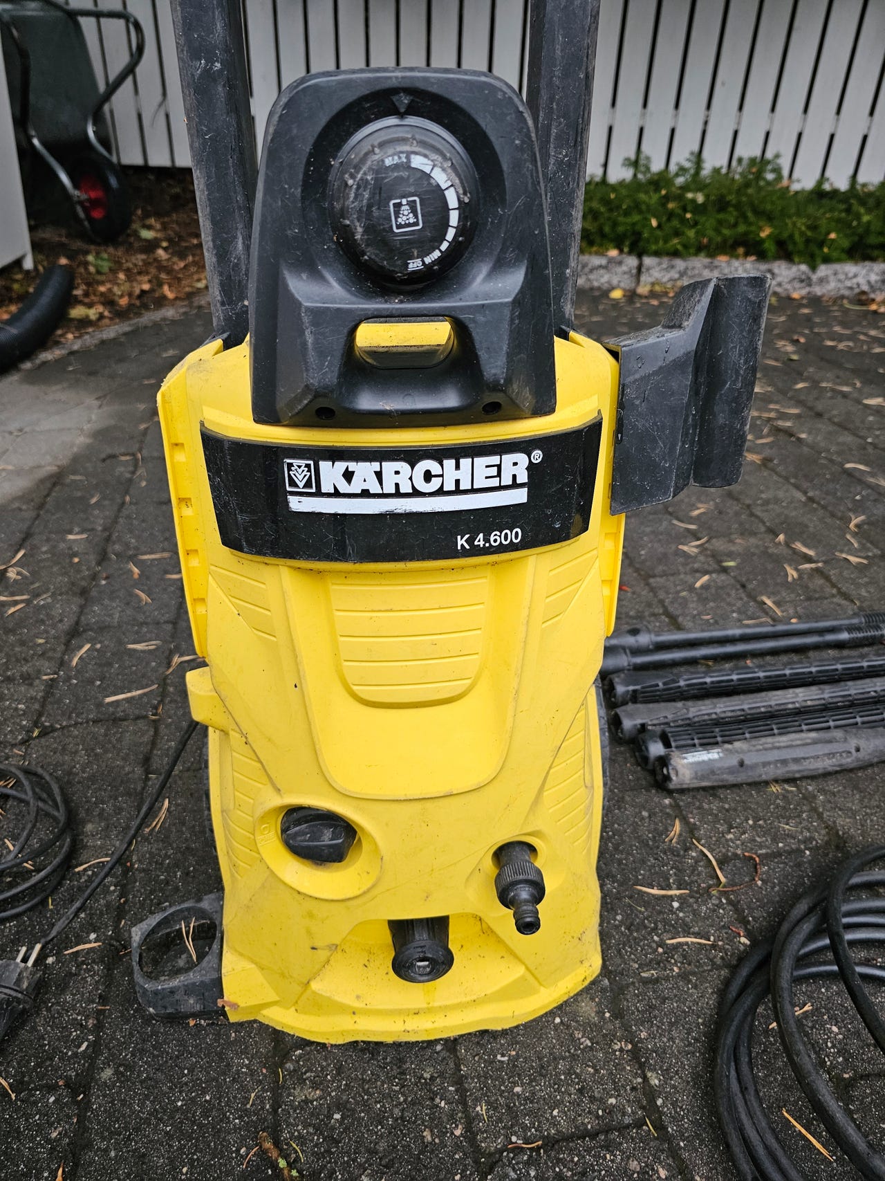 Kärcher K 4.600 høytrykksspyler med deffekt motor og ett løst hjul ...