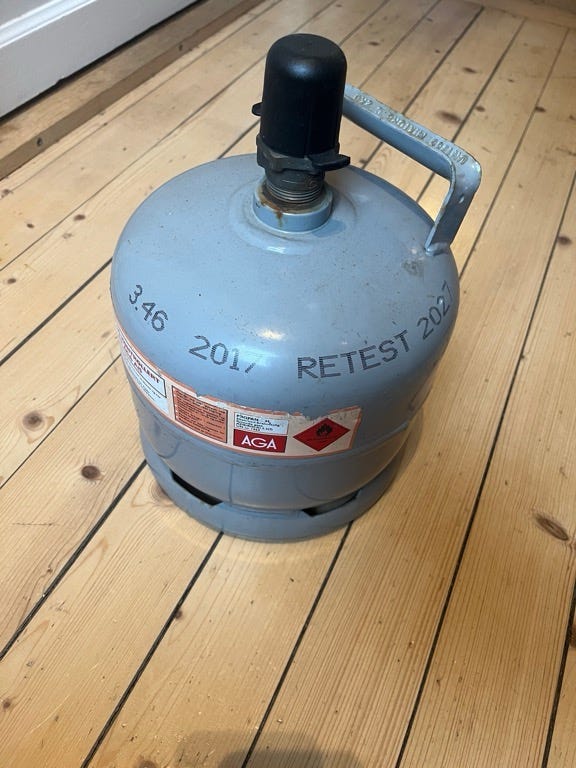 Gassflaske uåpnet 2 kg | FINN-torget