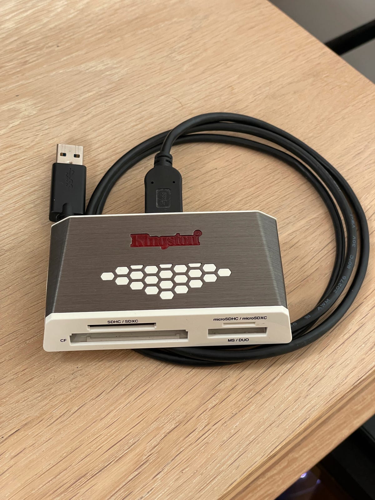 Kingston FCR-HS4 USB 3.0 Kortleser (CF/SD/MicroSD/USB) | FINN-torget