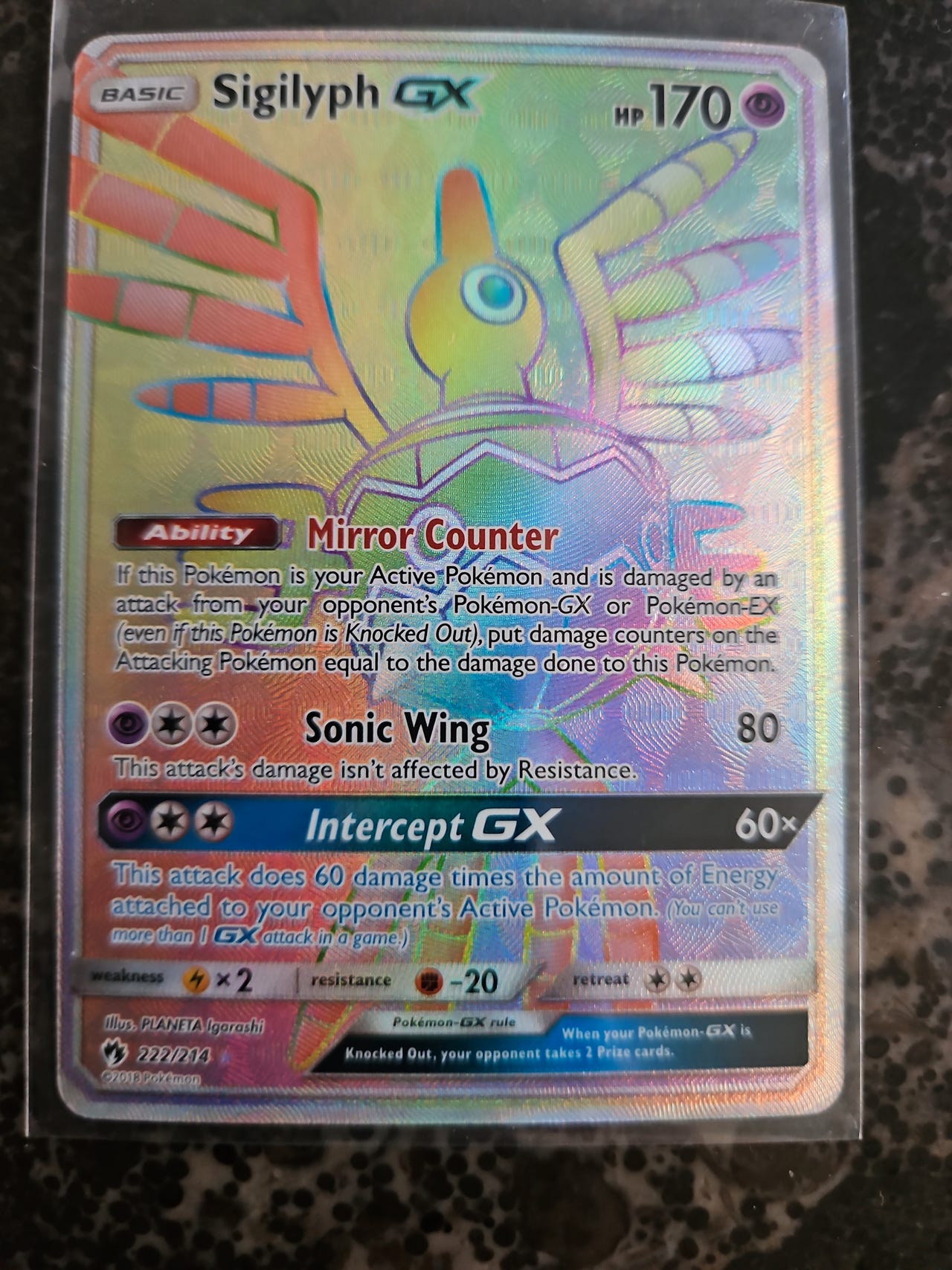 Pokemon 222/214 Sigilyph gx | FINN-torget