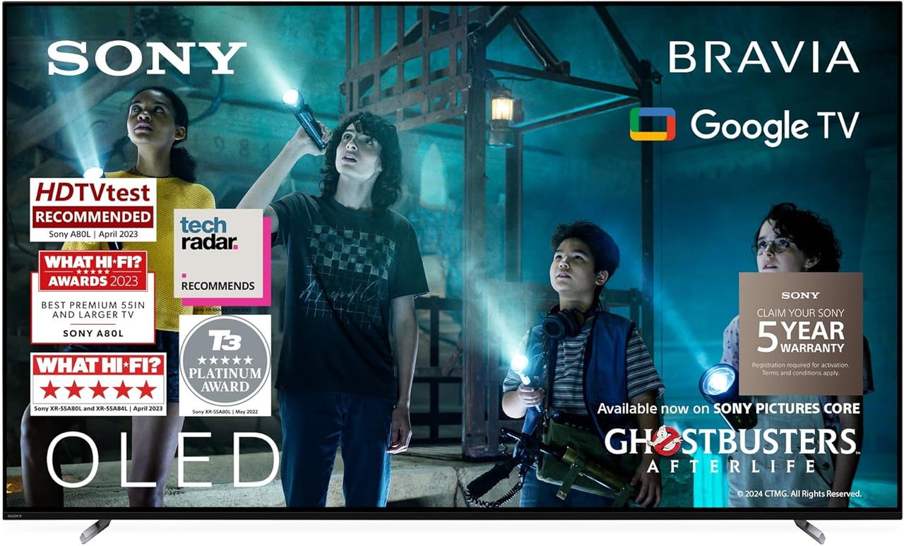 -35% Sony 77A80L OLED 4K|120Hz|Dolby Vision+Atmos|IMAX Enchanced|Google TV | FINN-torget